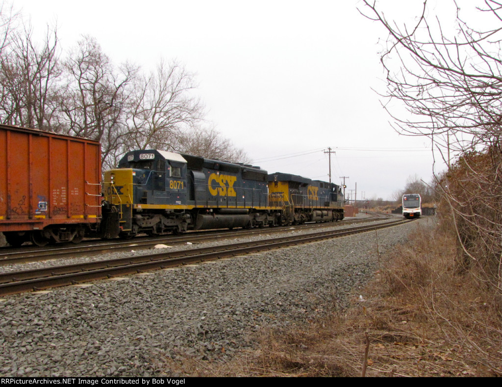 CSX 8071 and 805